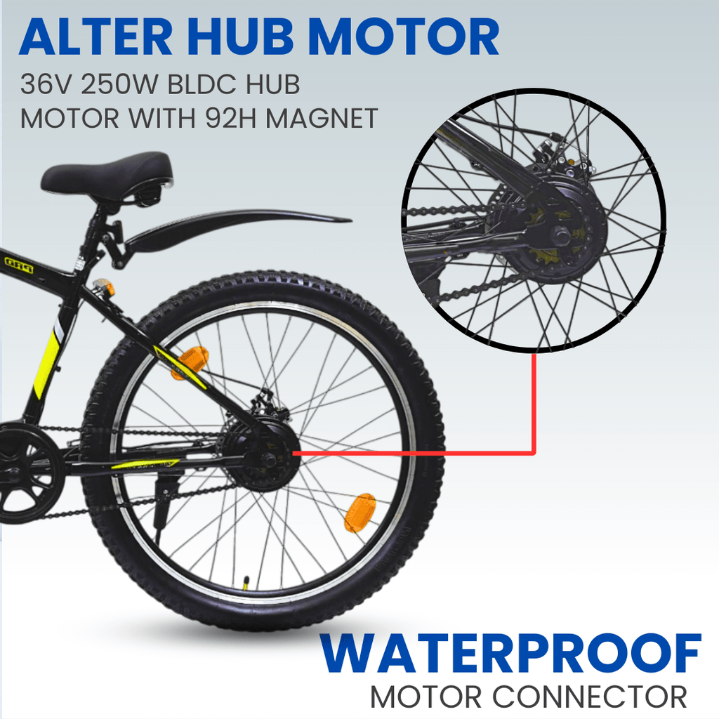 Alter 26" 002S Electric Cycle – Powerful, Stylish & Ready to Ride ...